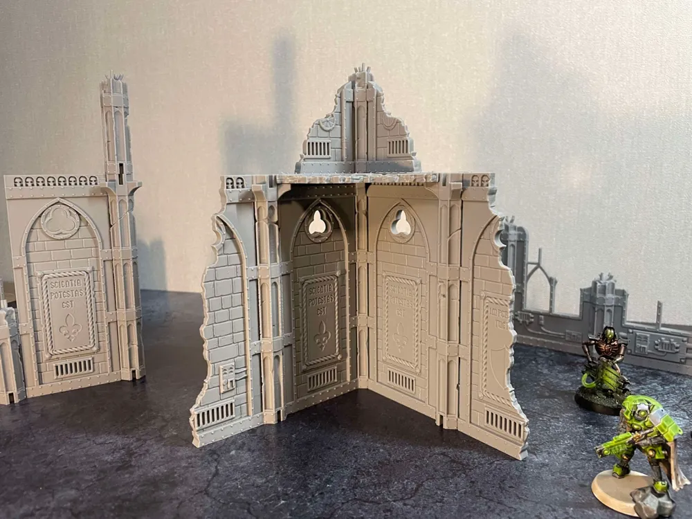 Wargame terrain Modular buildings Templaris Part 2 - Free 3D Print ...