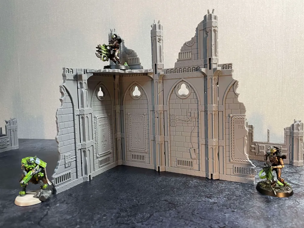Wargame terrain Modular buildings Templaris Part 2 - Free 3D Print ...