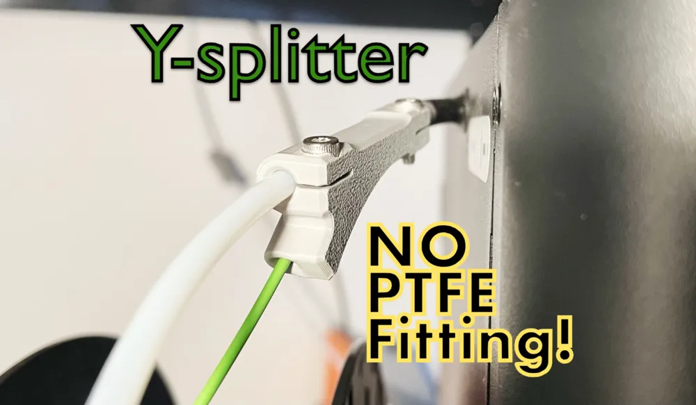 AMS/External Filament Spool Y Splitter Remixed by cq8fn6nh89 - MakerWorld