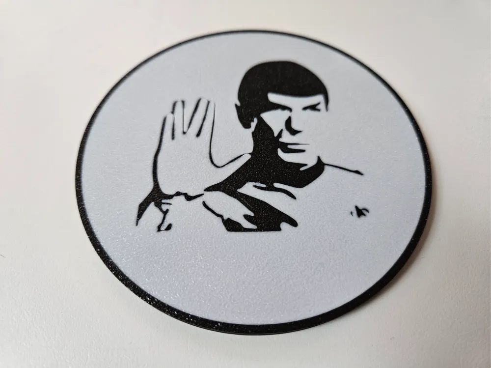 Star Trek Spock Coaster by Derek - MakerWorld