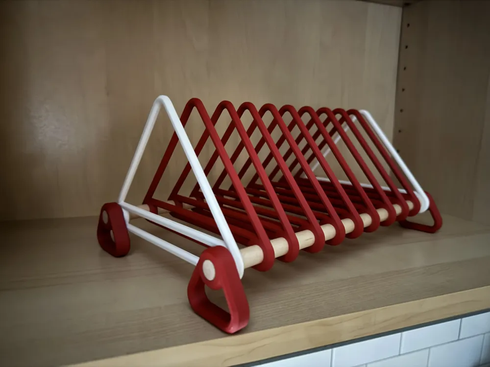 Vertical Plate Rack by Sunny Thaper MakerWorld: Download Free 3D Models