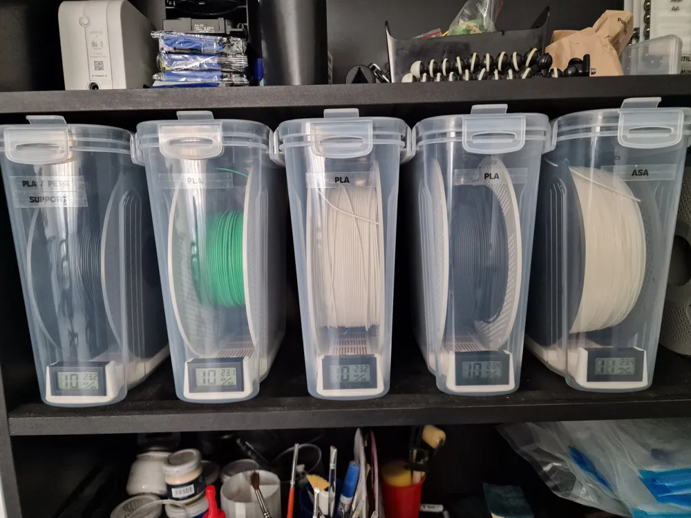 Kichly Desiccant Filament Spool Holder - Free 3D Print Model - MakerWorld