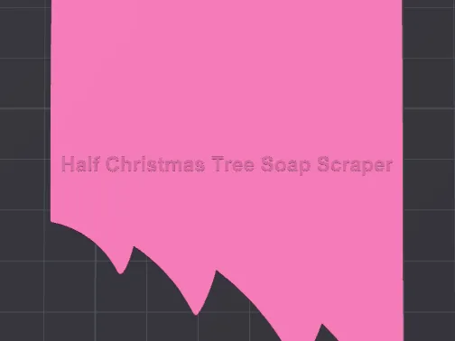Christmas Tree Soap Scraper - Free 3D Print Model - MakerWorld