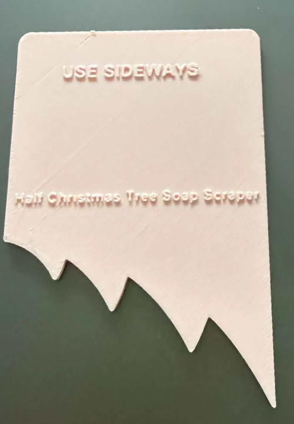 Christmas Tree Soap Scraper - Free 3D Print Model - MakerWorld