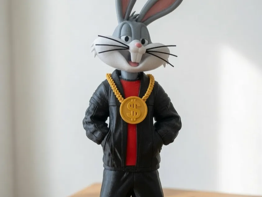 URBAN STYLE BUGS BUNNY STREET EDITION AMS READY - Free 3D Print Model ...