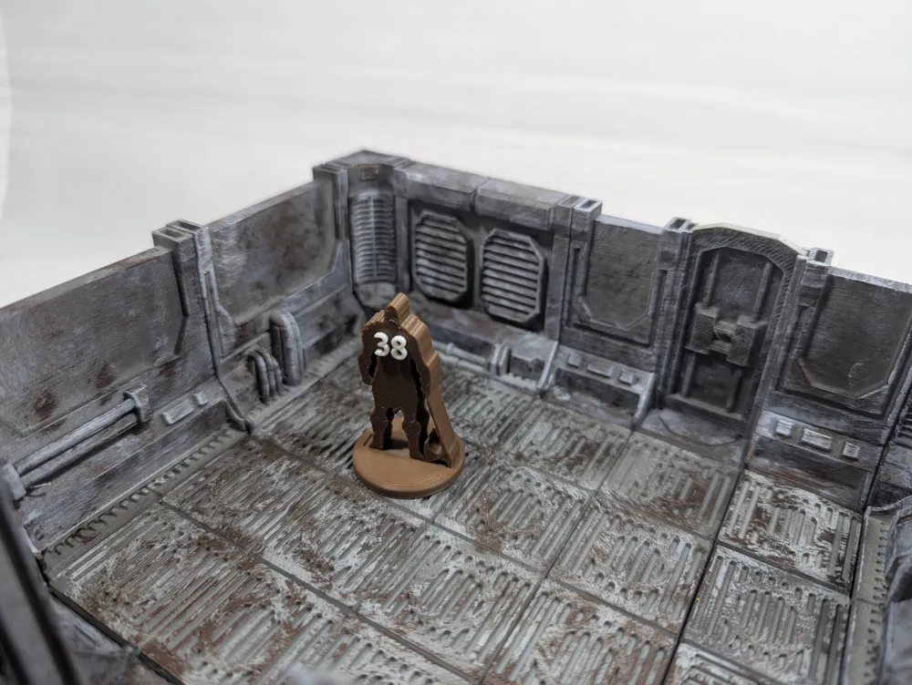Sci fi tiles - corners - Free 3D Print Model - MakerWorld