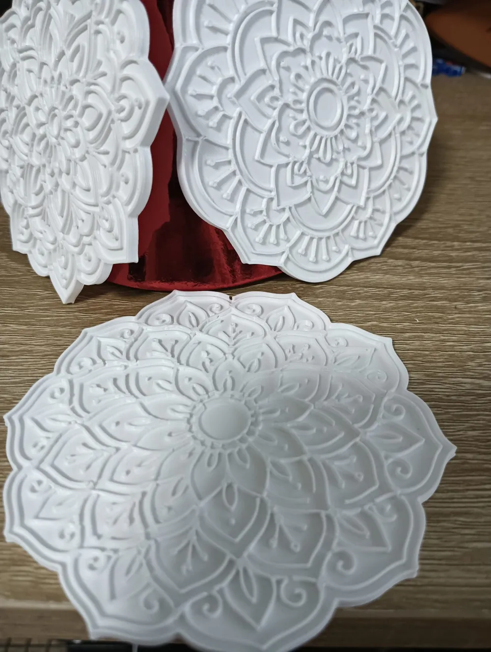 Mandala coloring set - Free 3D Print Model - MakerWorld