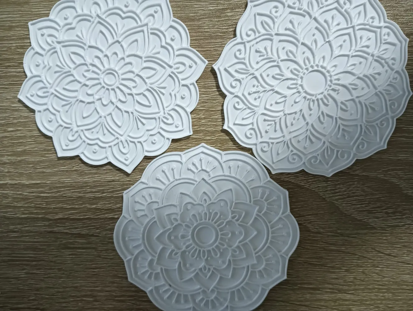 Mandala coloring set - Free 3D Print Model - MakerWorld