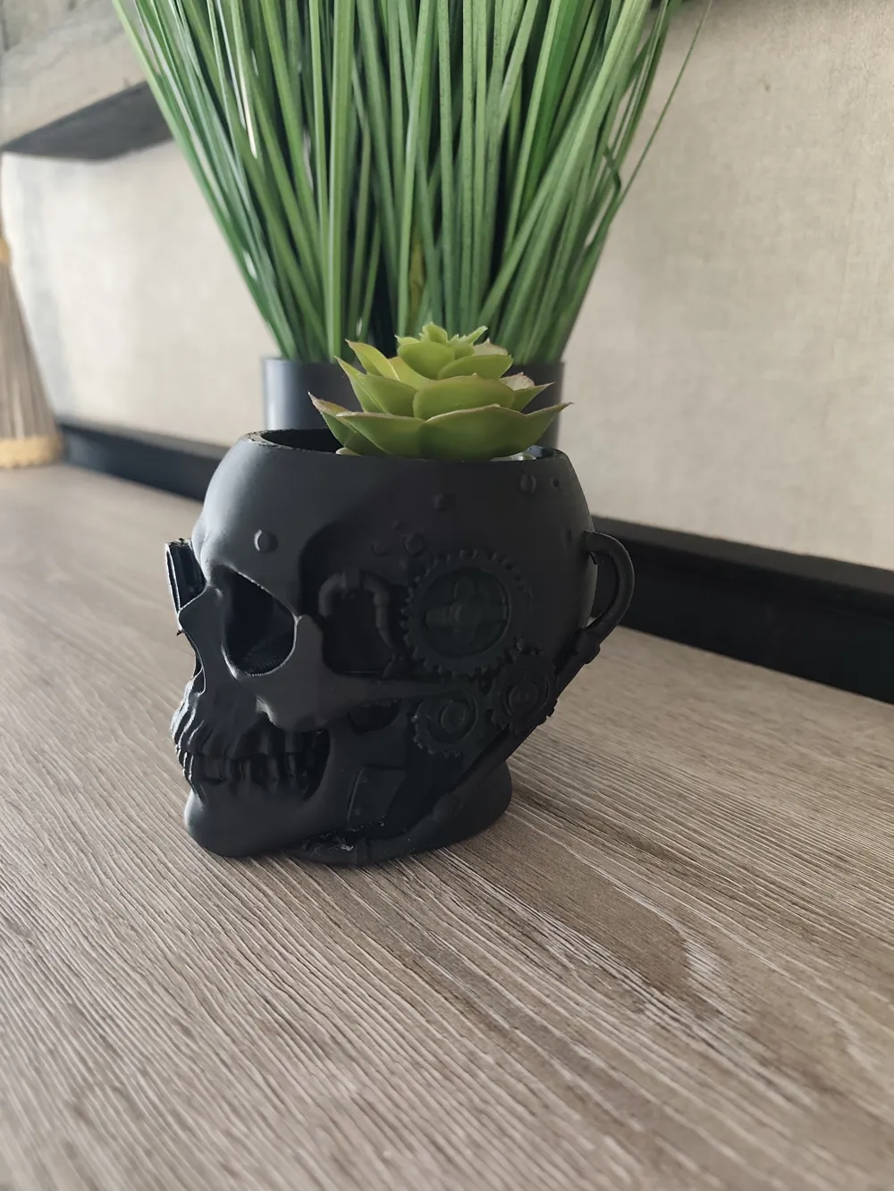 Steampunk Skull Planter by 3DPrintsForYou MakerWorld: Download Free 3D ...