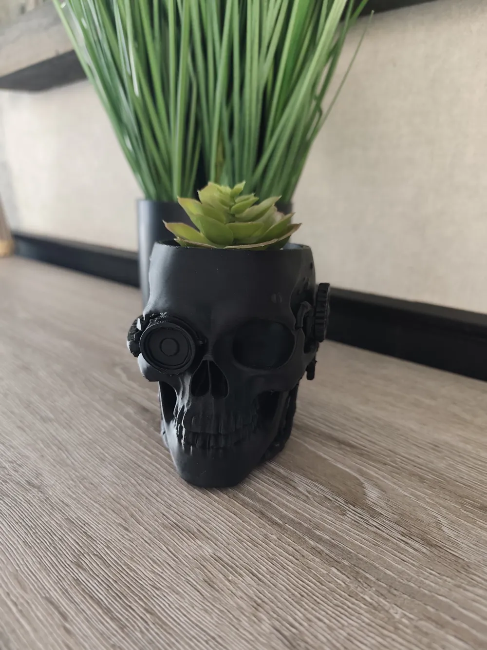 Steampunk Skull Planter by 3DPrintsForYou MakerWorld: Download Free 3D ...