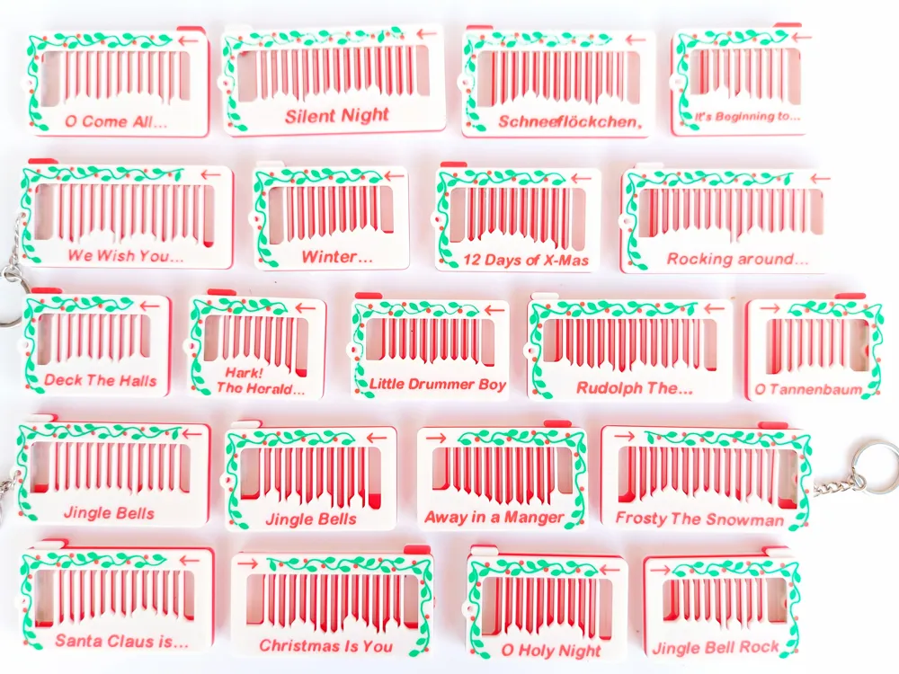 Musical Fidget (X-Mas Edition) - Free 3D Print Model - MakerWorld