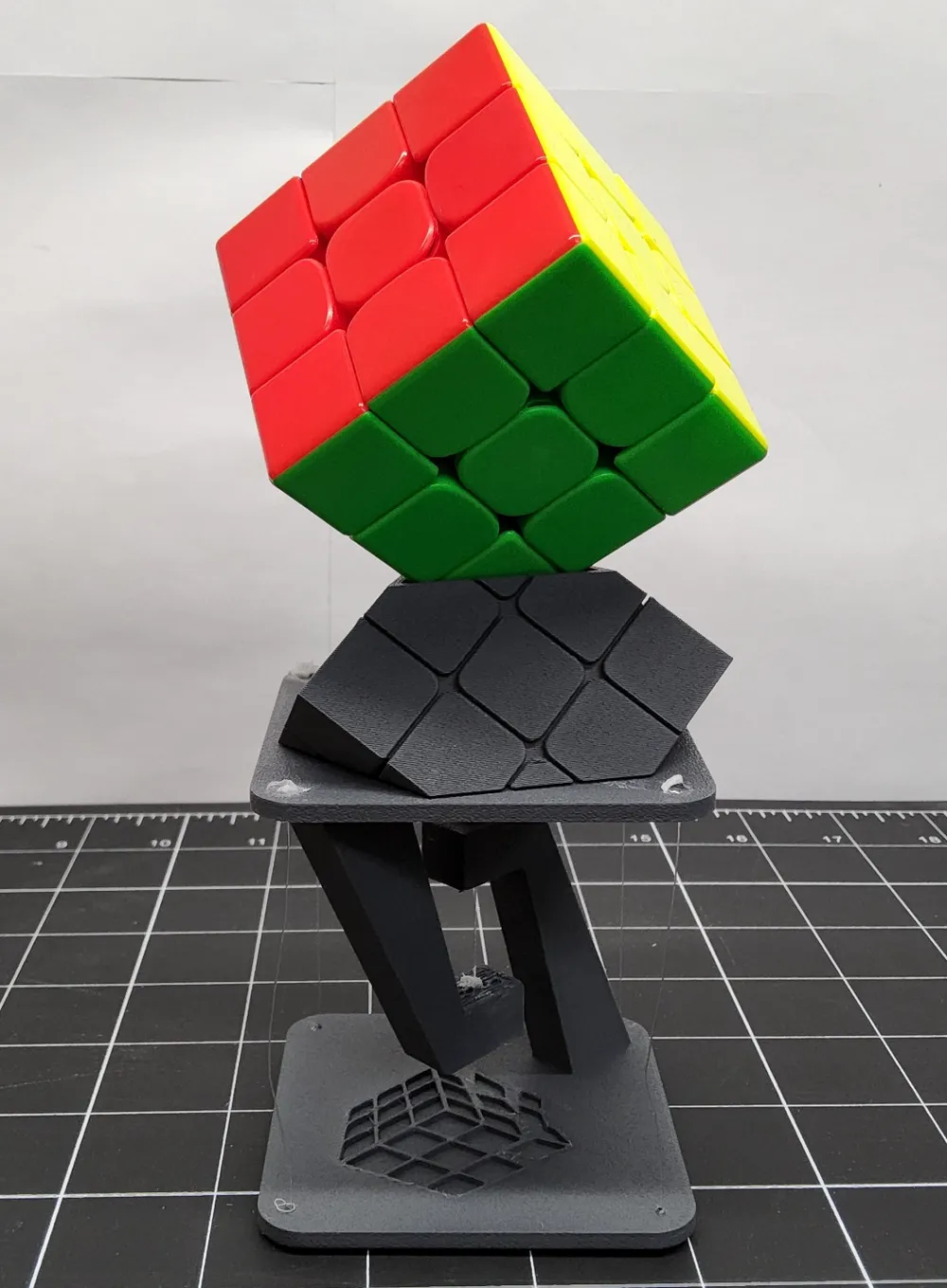 Tensegrity Rubik's Cube Stand by TheChemistMakerWorld: Download Free 3D ...