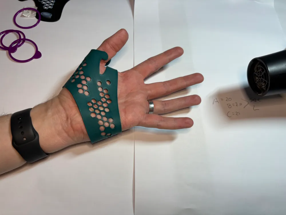 Right Thumb Brace CMC+MCP Immobilizer brace V2 by familieKP MakerWorld ...