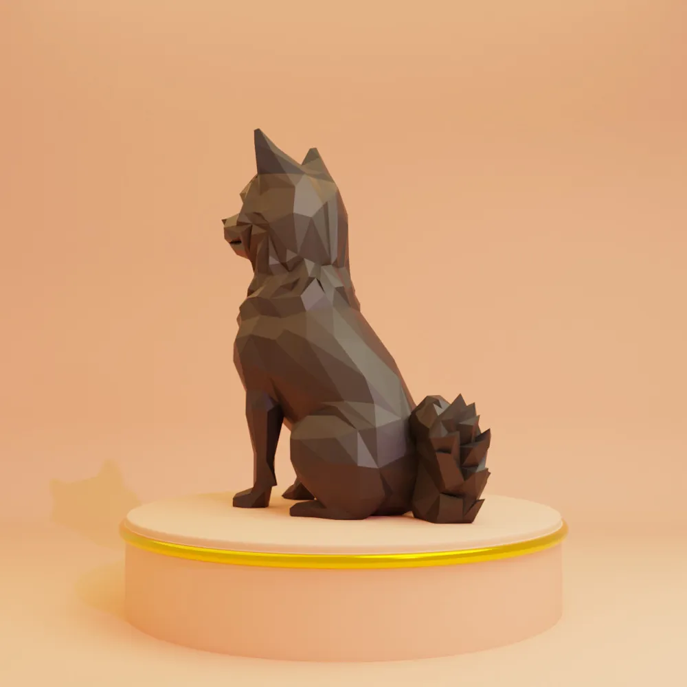 Shiba Inu Low-Poly | Modelo 3D by Tuki MakerWorld: Download Free 3D Models