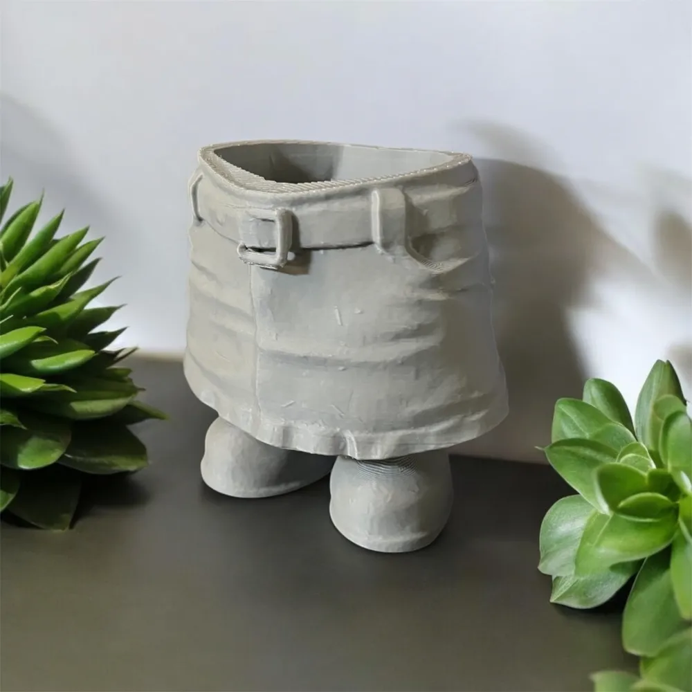 Skirt and Overall Planter Pot by Bryantallonn - MakerWorld