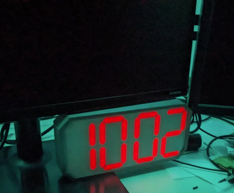 7-Segment Clock for LED strips Remixed by 26110lwcc - MakerWorld