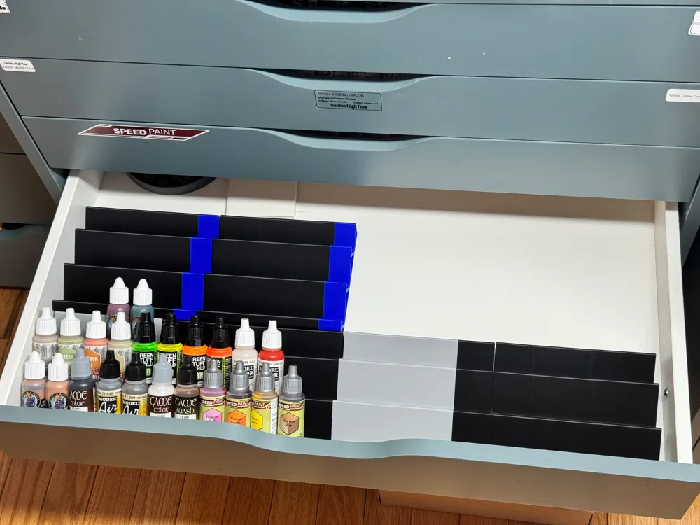 Ikea ALEX Vallejo 25mm Dropper Bottle Paint Rack by garry.butler ...