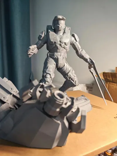 Combat readiness status Master Chief by 丰川祥子 MakerWorld: Download Free ...