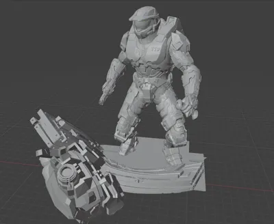 Combat readiness status Master Chief by 丰川祥子 MakerWorld: Download Free ...