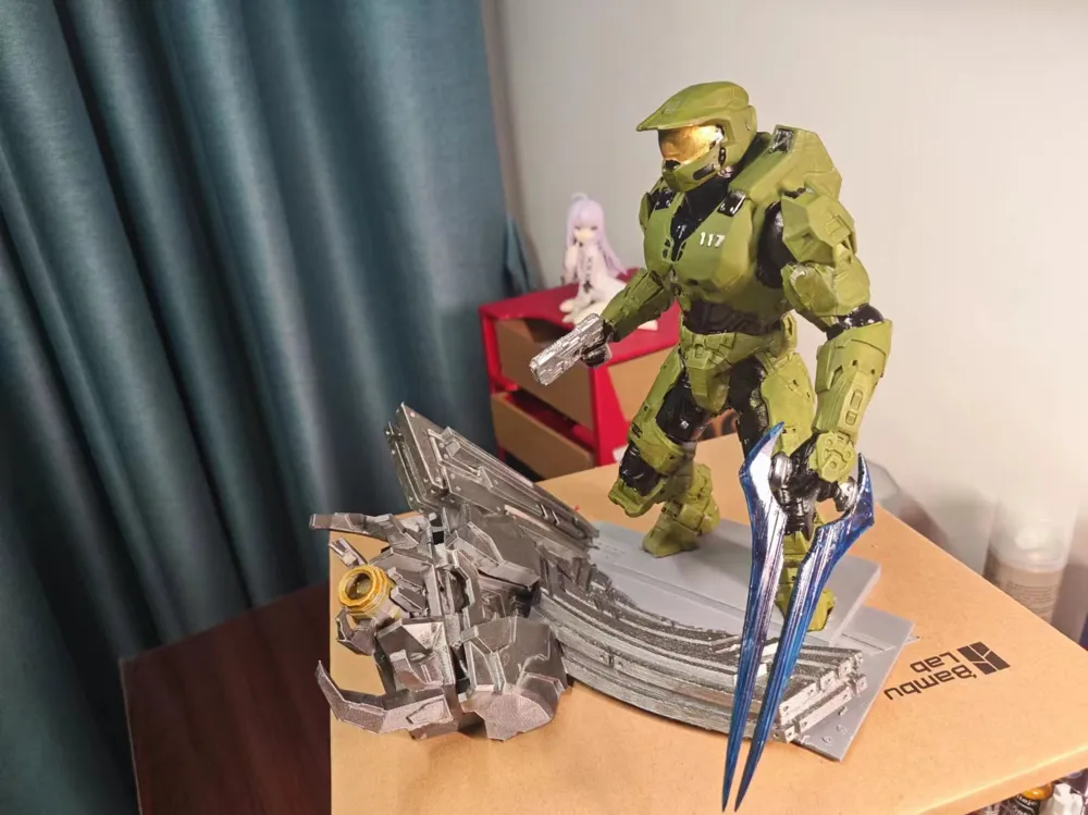 Combat readiness status Master Chief - Free 3D Print Model - MakerWorld