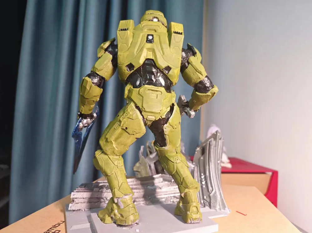 Combat readiness status Master Chief - Free 3D Print Model - MakerWorld