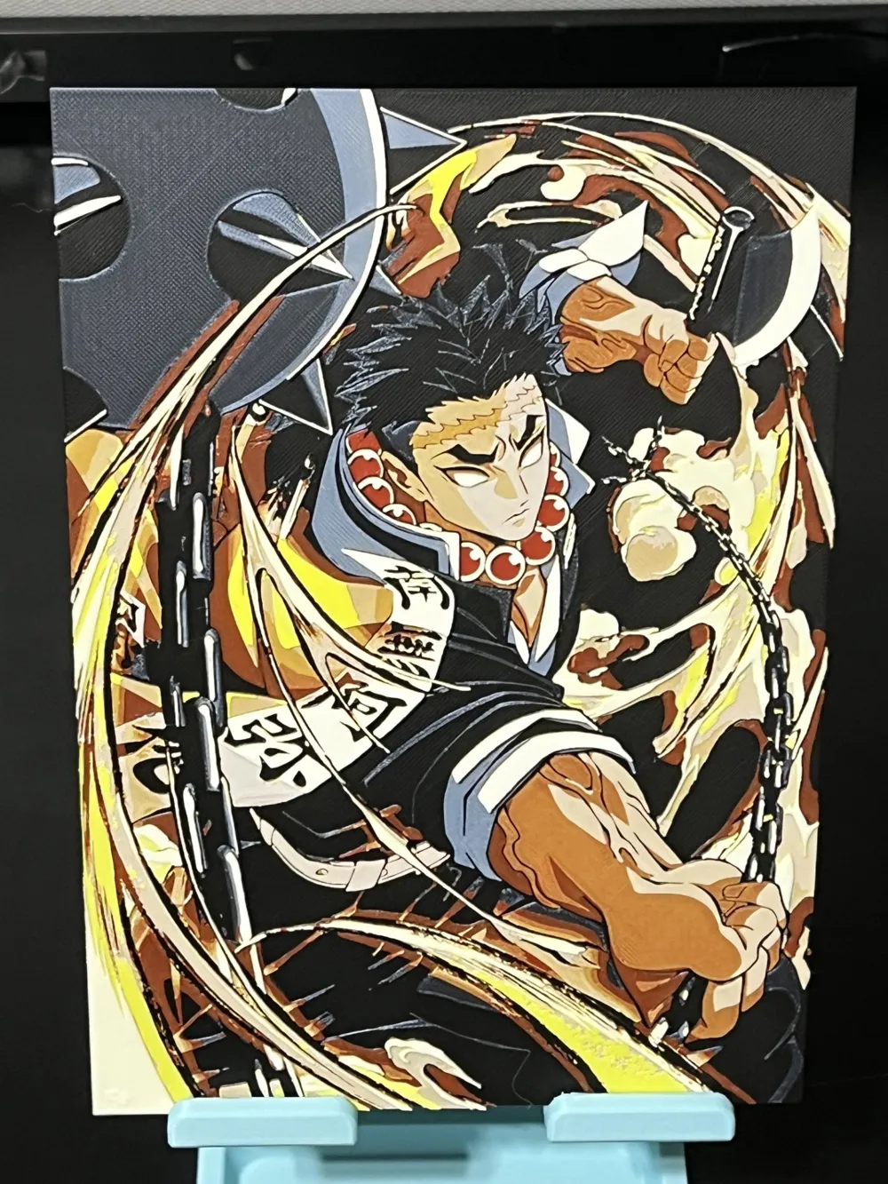 DemonSlayer Stone Hashira Gyomei Himejima Hueforge - Free 3D Print ...