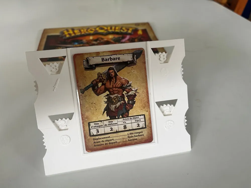 Heroquest character tracker - Free 3D Print Model - MakerWorld