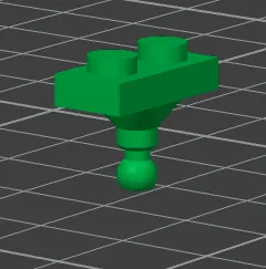 Brick Stand With 90 Degree Ball Joint by Z3R0MakerWorld: Download Free ...