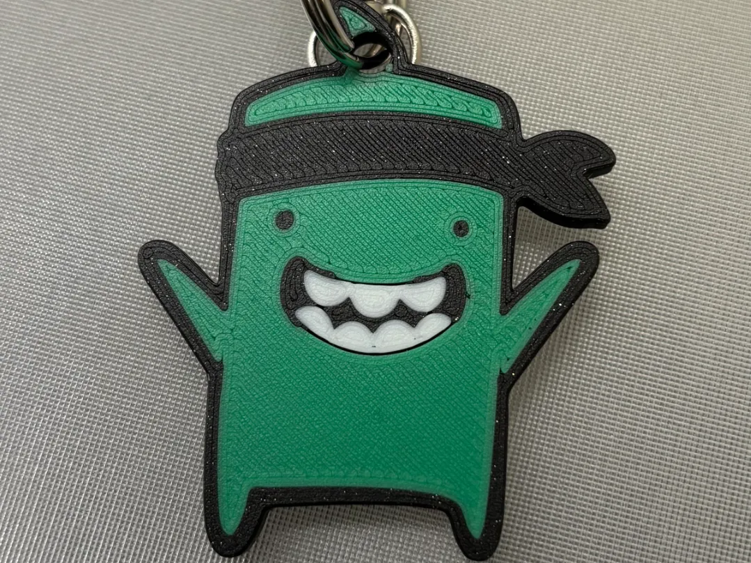 Mojo Class Dojo Flexi (Custom Name) Keyring - Free 3D Print Model ...