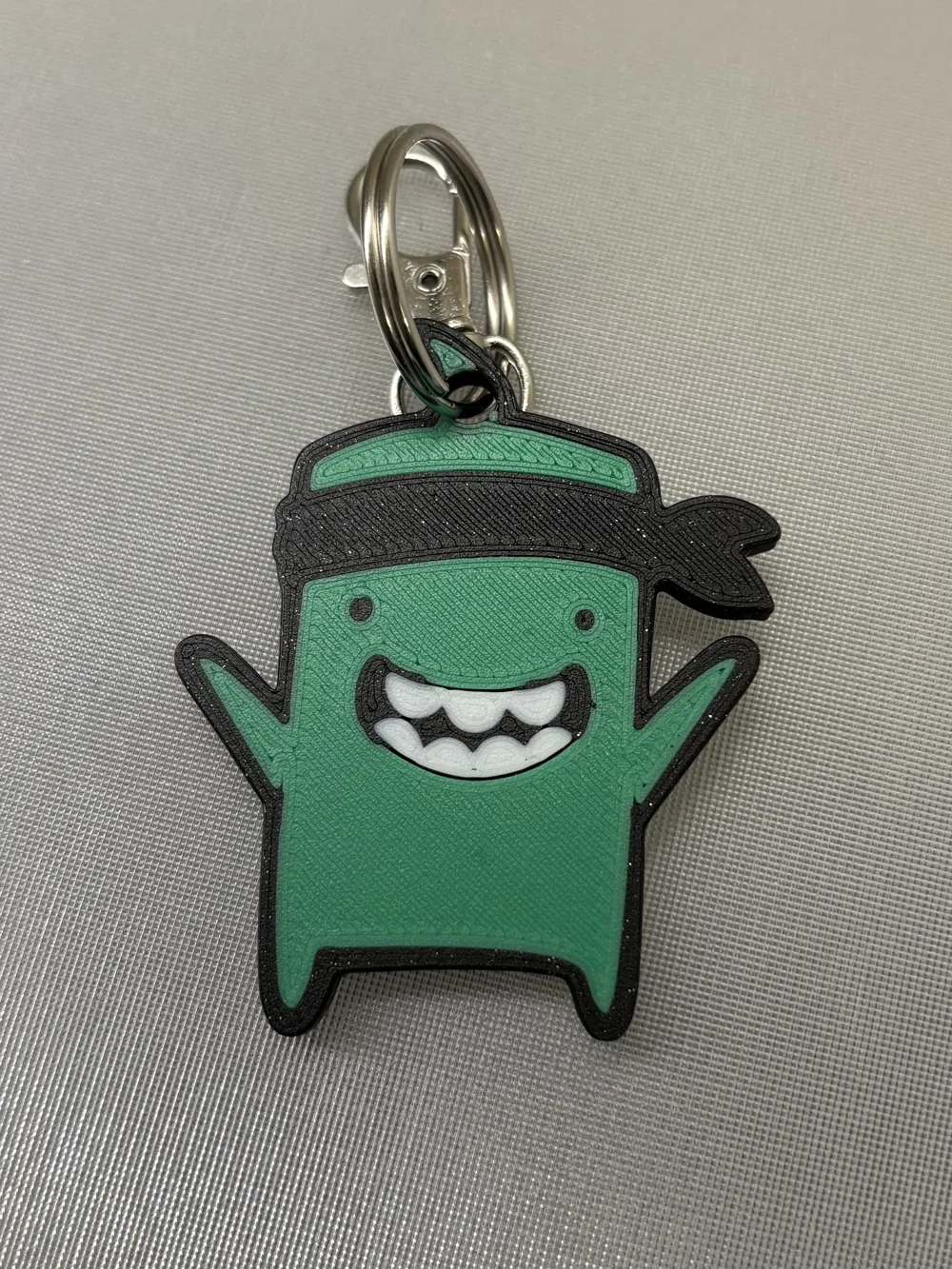 Mojo Class Dojo Flexi (Custom Name) Keyring - Free 3D Print Model ...
