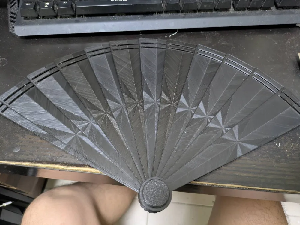 Summer Fold Fan_Summer Fold Fan by WindChang MakerWorld: Download Free ...