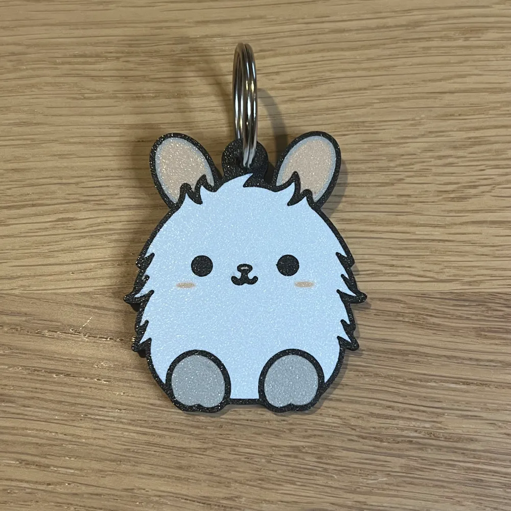 Cute little Bunny keychain - Portachiavi Coniglietto carino by 3Dingo - MakerWorld