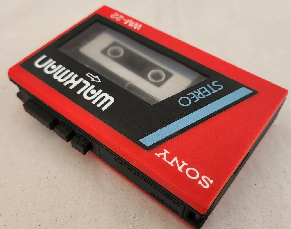 Walkman WM-22 cassette player Prop by raeuberhose - MakerWorld