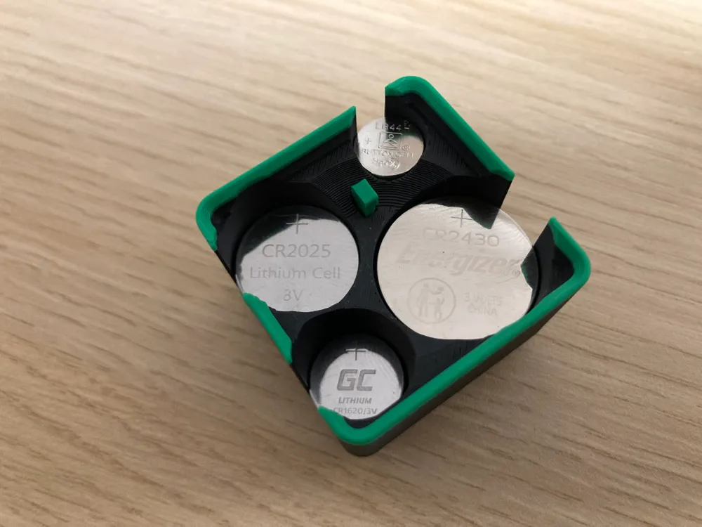 Gridfinity Battery Trays (Button Cell) + Spacer Remixed by feyach MakerWorld: Download Free 3D ...