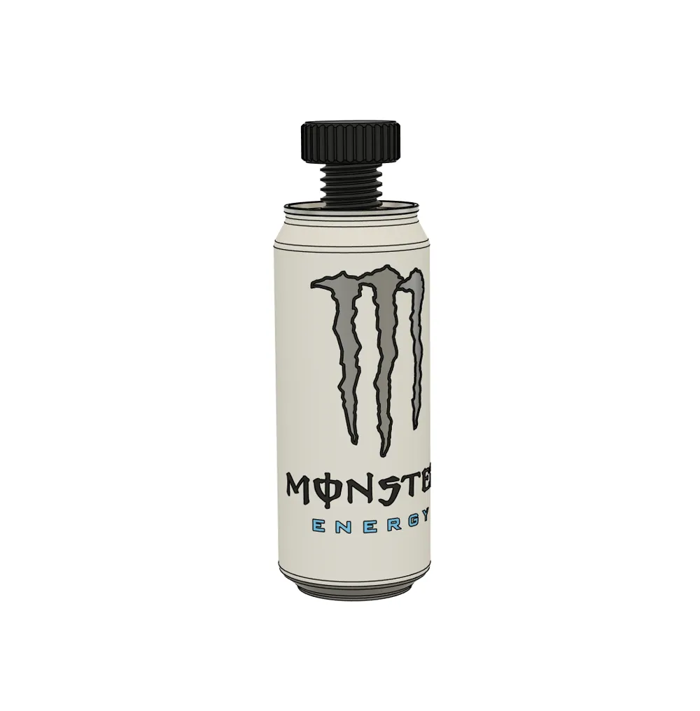 Suporte de GPU Monster Energy - Modelo gratuito para impressão 3D ...