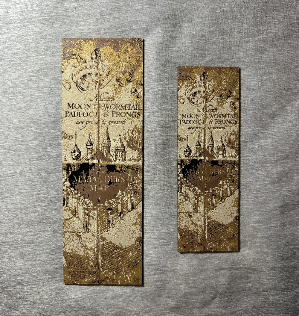 Marauder's Map Hueforge Bookmark - 2 sizes by Hey Ben - MakerWorld