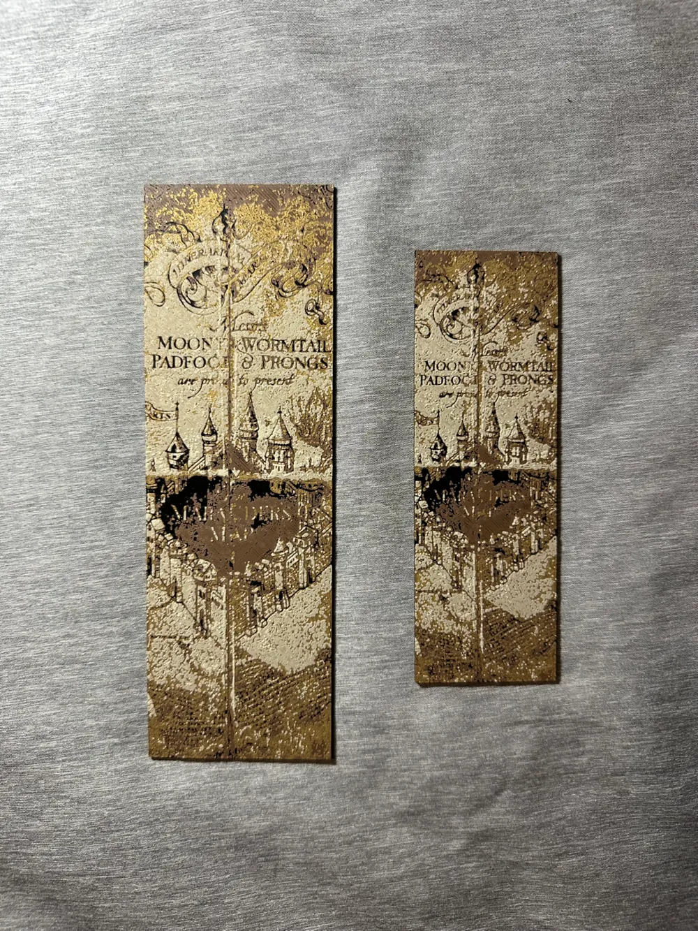 Marauder's Map Hueforge Bookmark - 2 sizes by Hey Ben MakerWorld ...
