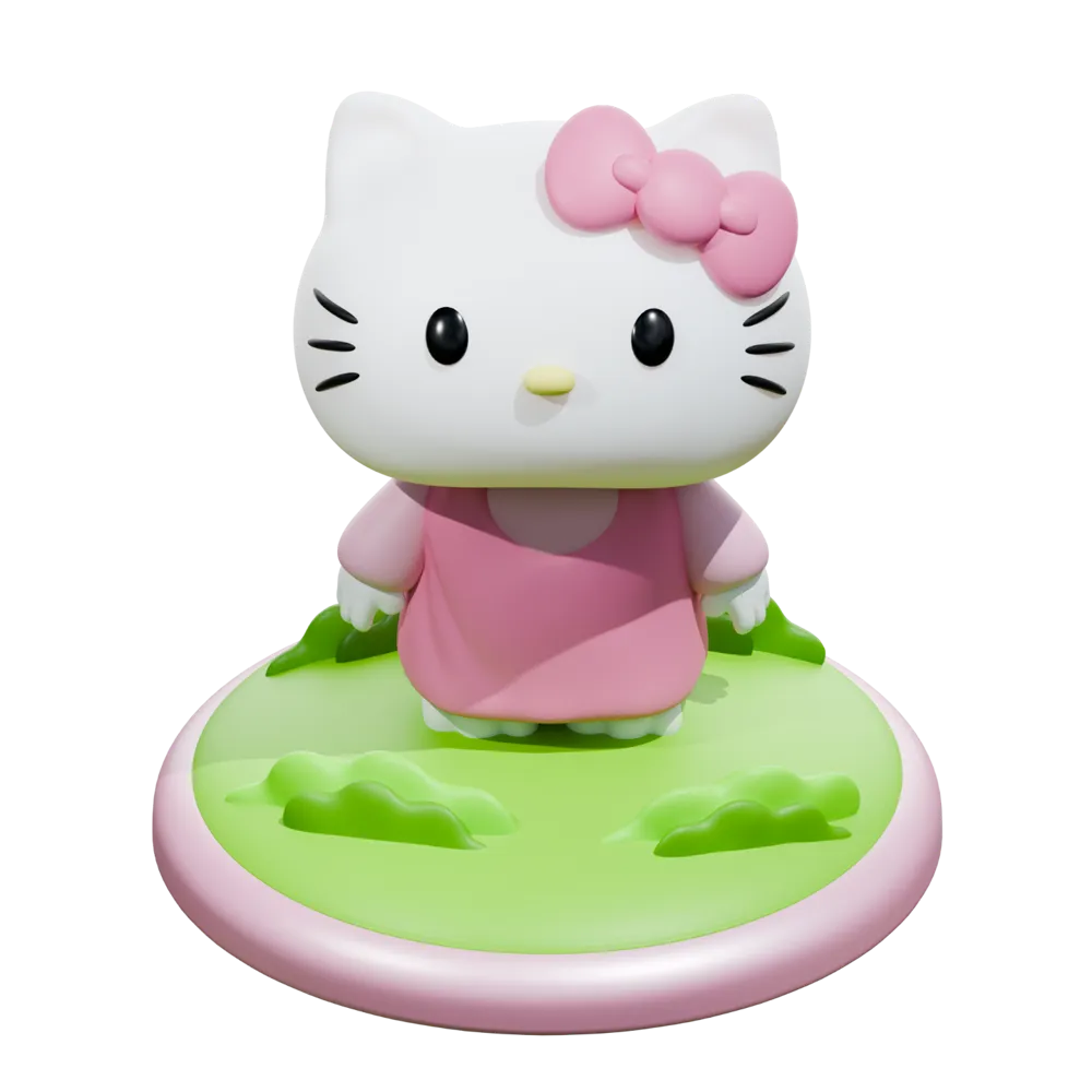 Hello Kitty diorama by jearbear - MakerWorld
