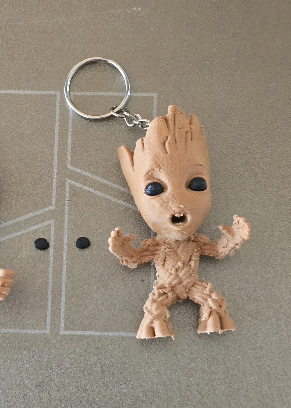 Surprised Baby Groot Keychain by MG MakerWorld: Download Free 3D Models