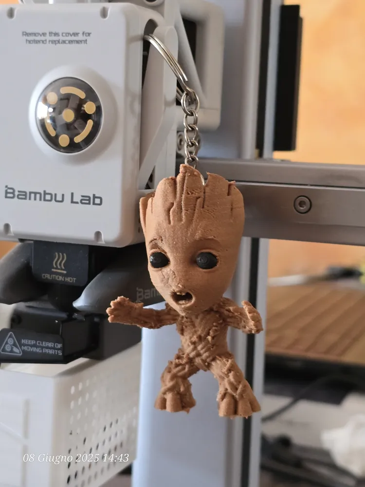 Surprised Baby Groot Keychain by MG MakerWorld: Download Free 3D Models