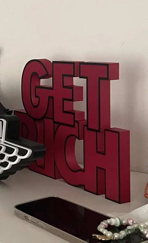 Get Rich logo by 3DGAP MakerWorld: Download Free 3D Models