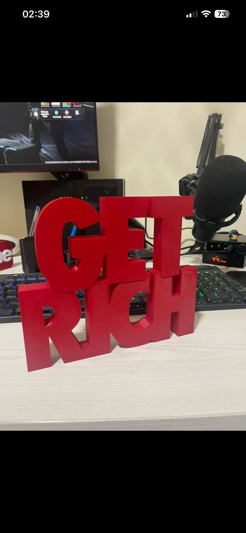 Get Rich logo by 3DGAP MakerWorld: Download Free 3D Models