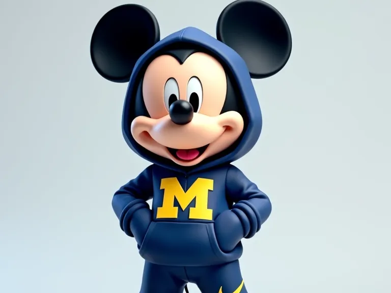 Mickey Mouse - UofM - Michigan Jogging Outfit by user_2246370260 ...