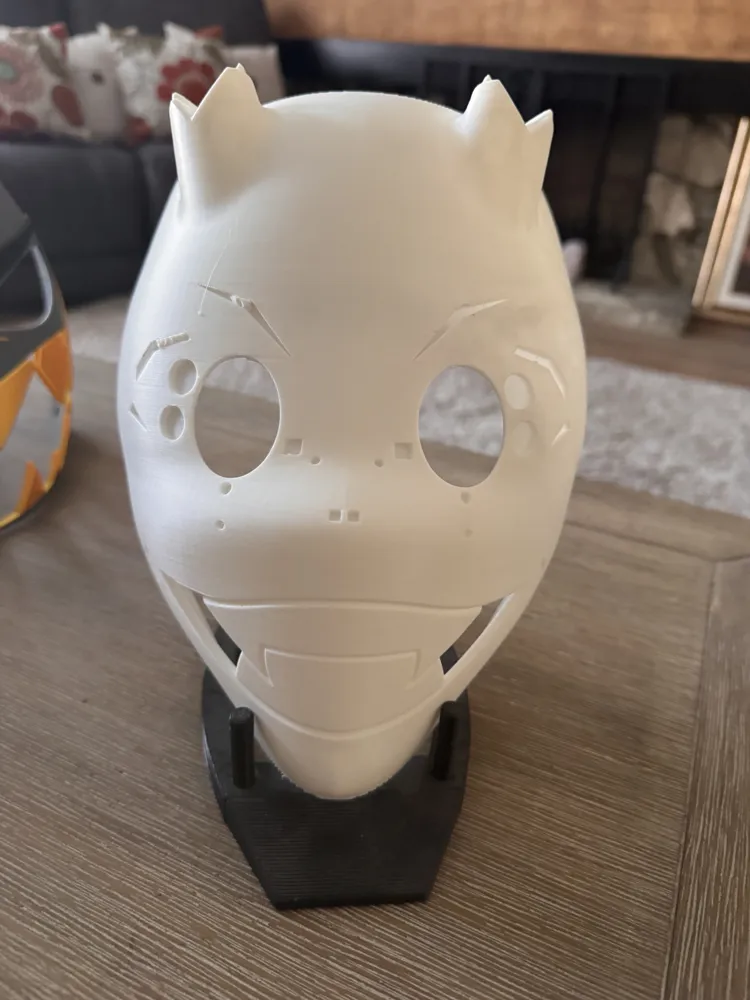 Demon Mode Charlie Morningstar Mask - Free 3D Print Model - MakerWorld