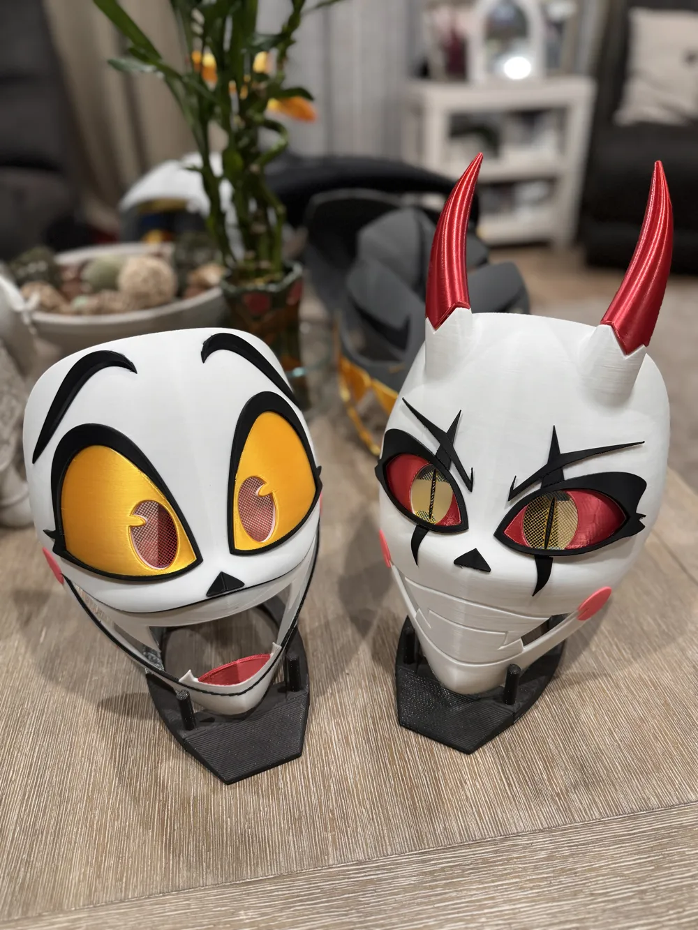 Demon Mode Charlie Morningstar Mask - Free 3D Print Model - MakerWorld