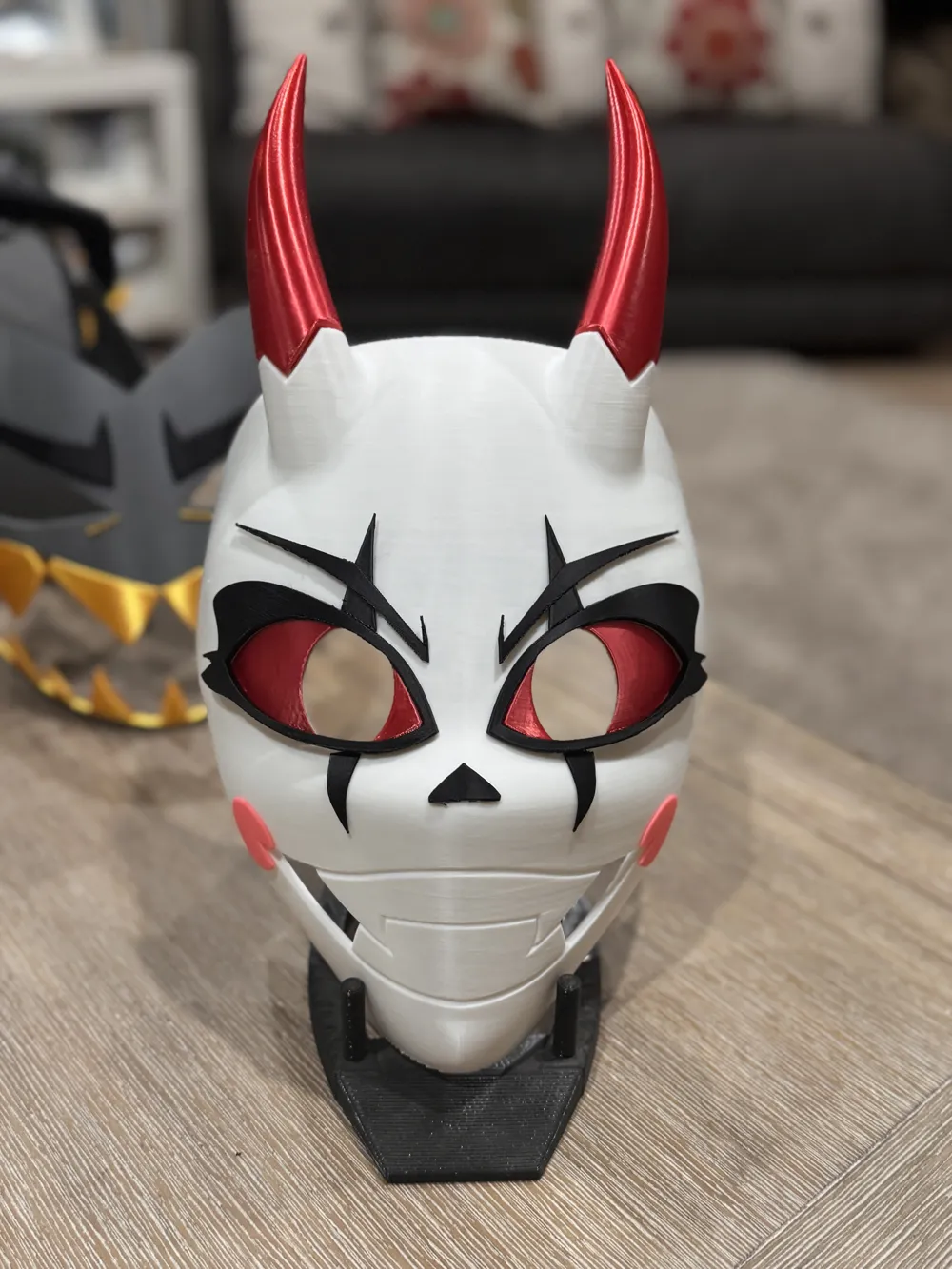 Demon Mode Charlie Morningstar Mask - Free 3D Print Model - MakerWorld