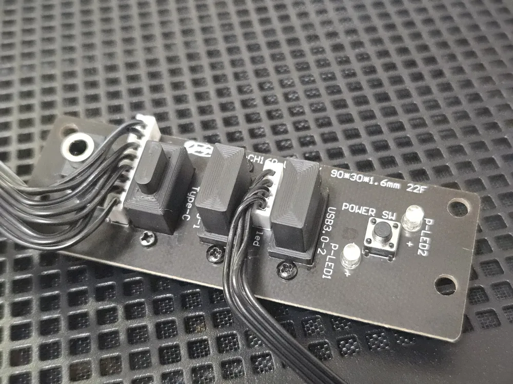 DeepCool CH160 USB Front Panel Stubs - Free 3D Print Model - MakerWorld