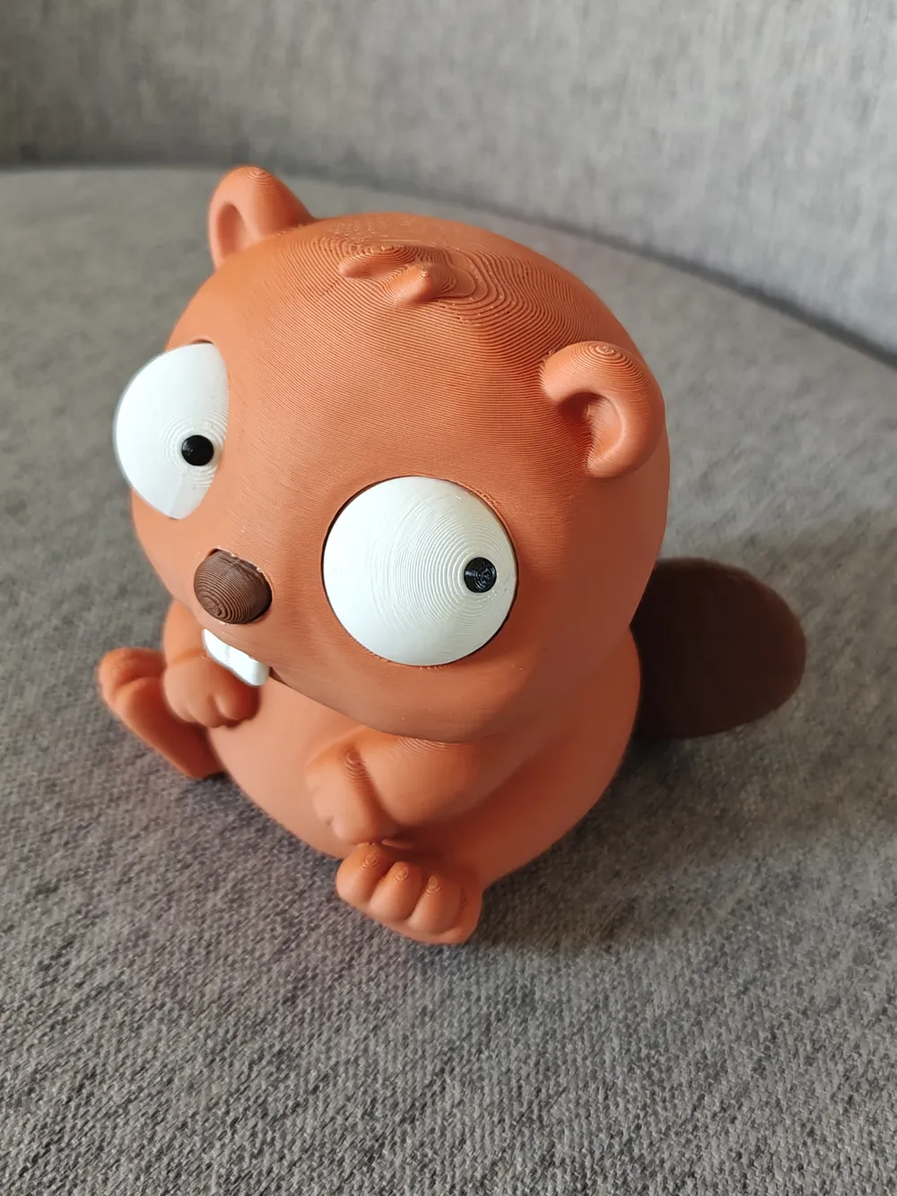 GOOFY SERIES – BEAVER Movable Eyes NOAMS - Free 3D Print Model - MakerWorld