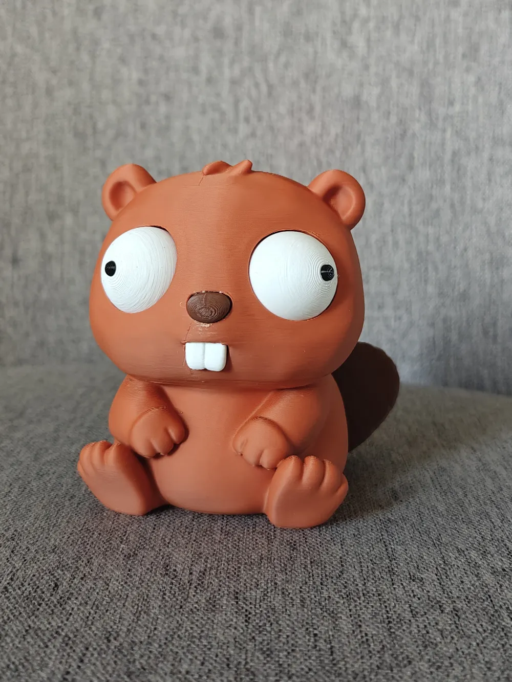 GOOFY SERIES – BEAVER Movable Eyes NOAMS - Free 3D Print Model - MakerWorld