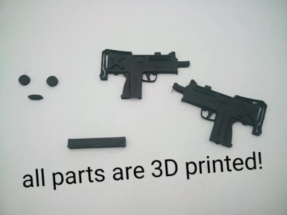 mini UZI/mac10 by Boss3DprintingstoreMakerWorld: Download Free 3D Models